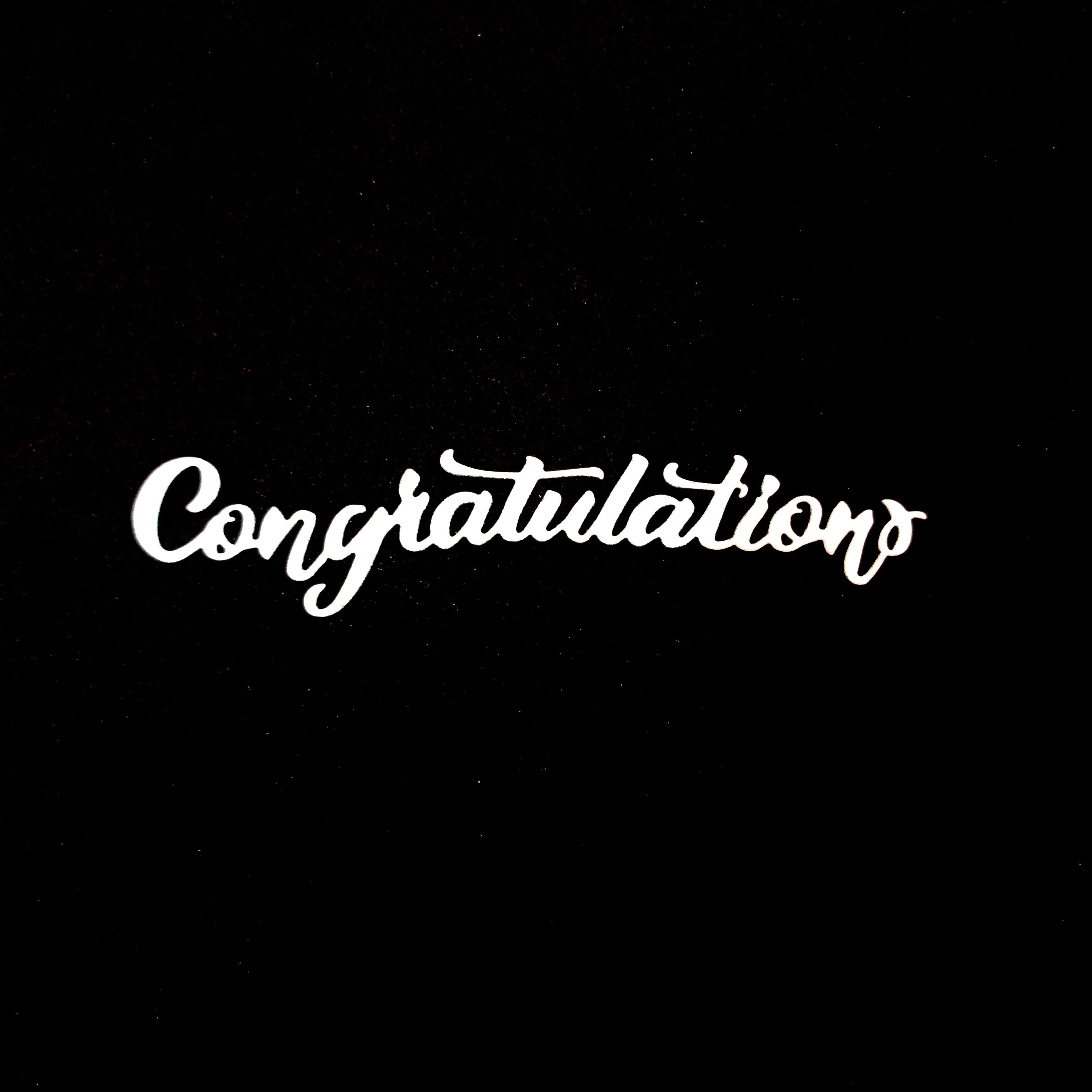 Congratulations Cutout – Subhan's Creations